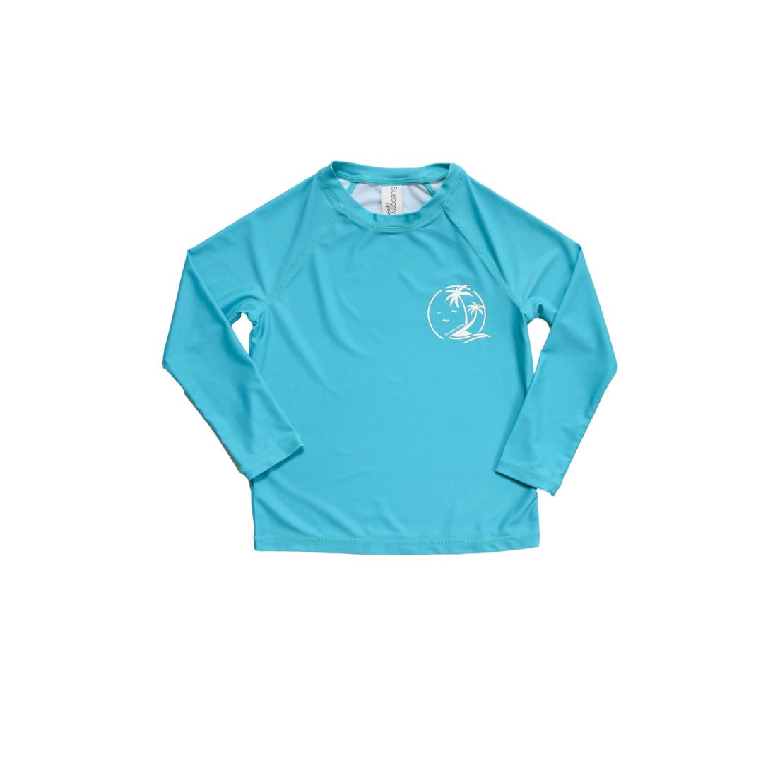 childrens rashguards, spf protected long sleeve top for kids, beach top ...