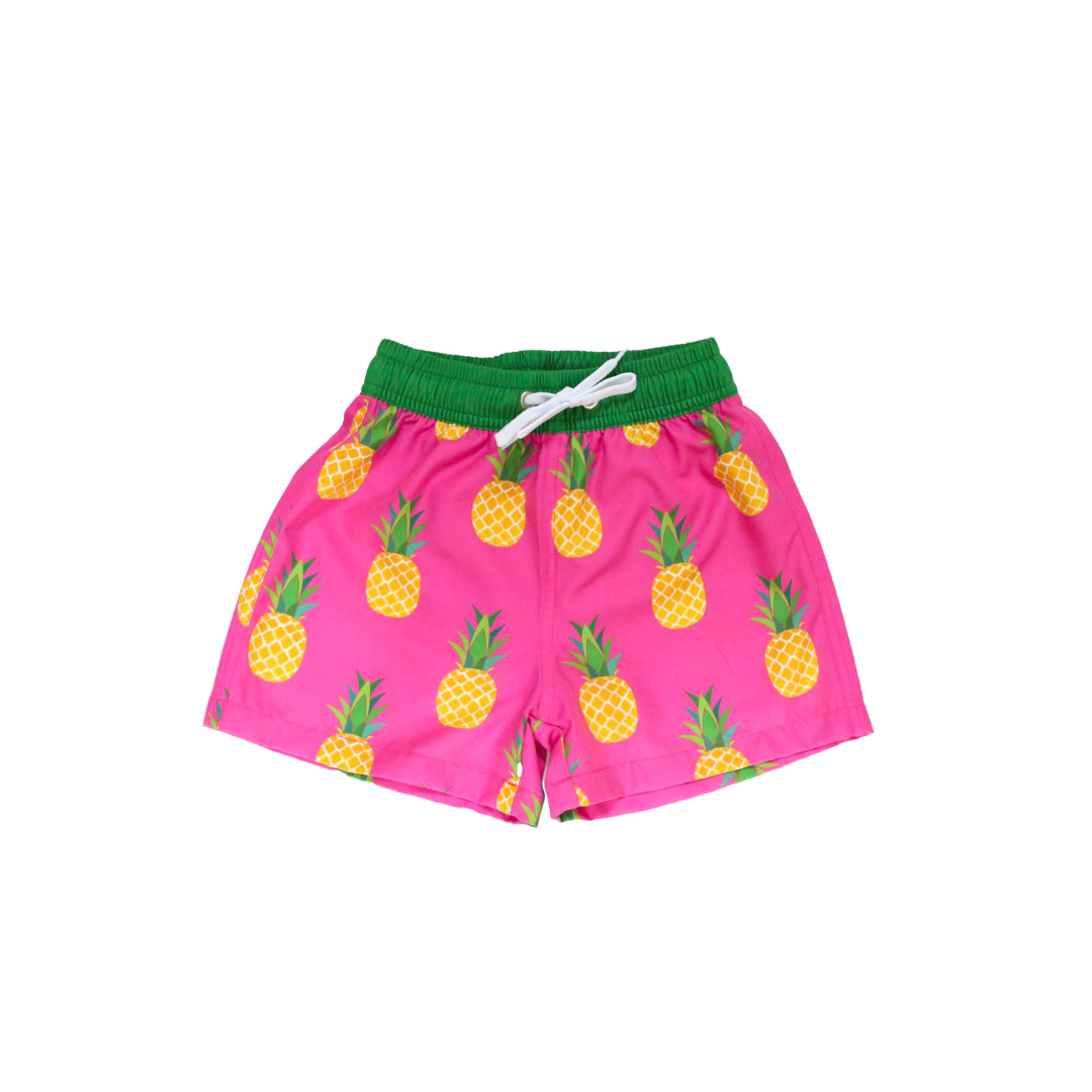 Golden Pineapple Youth Trunks – Blueberry Bay
